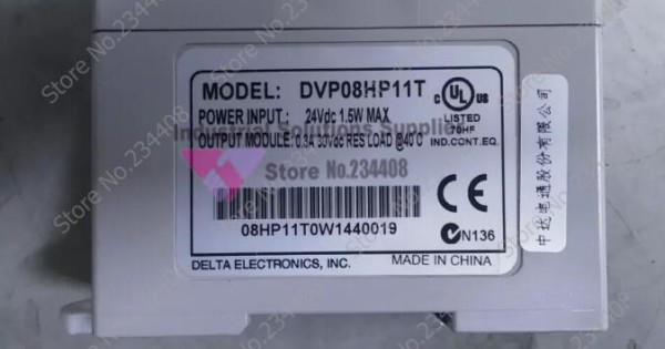 DVP08HP11T Delta PLC 4DI 4DO transistor output Digital Module Original ...