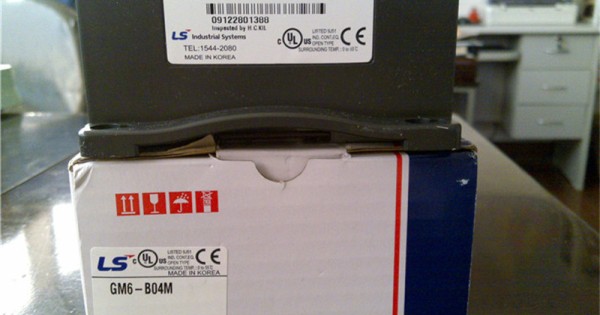 GM6-B04M LS PLC K200S Series Main Base Unit Up to 4 I/O Modules Can be ...